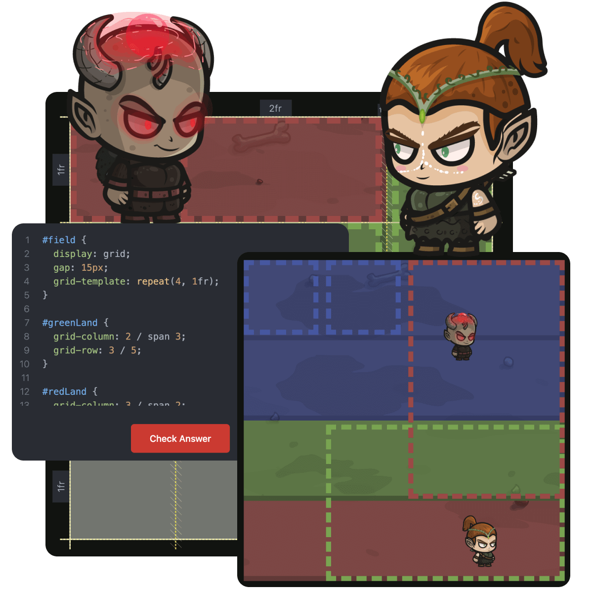 Play Grid Attack – CSS Game to learn CSS Grid